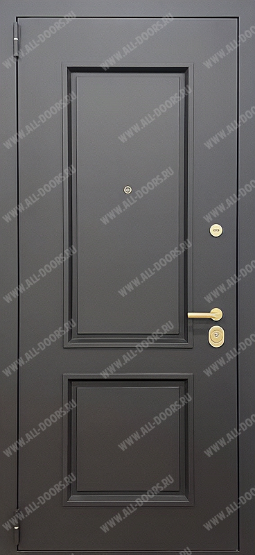 Входная дверь с порошковым напылением, металлобагетом и МДФ PN 235 ...